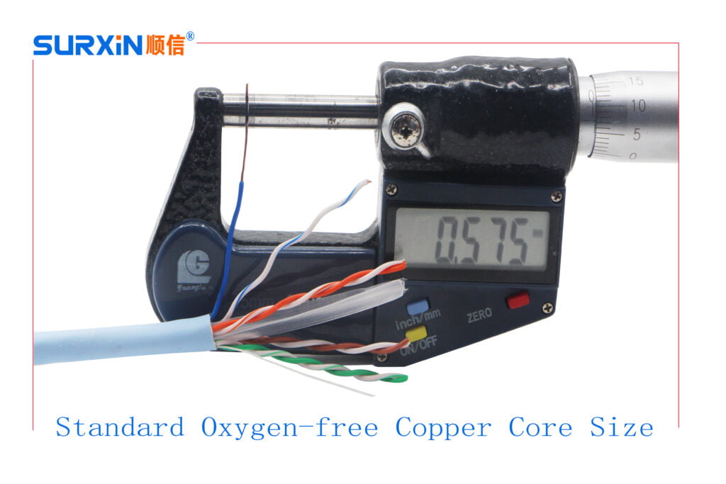 High Quality Cat6 550Mhz Network Roll Fly Lead 300M Amp 4 Pair 23Awg ...